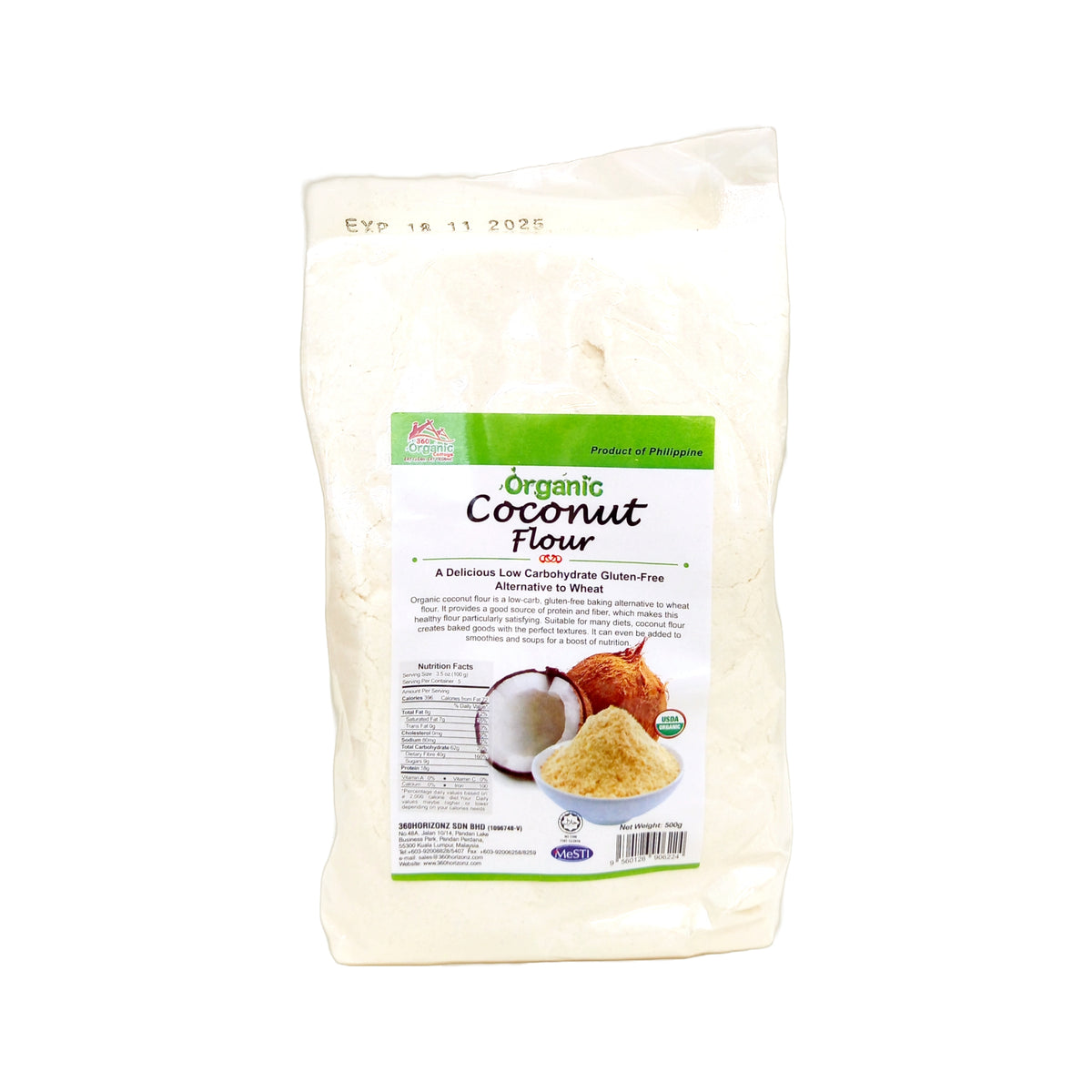 Organic Coconut Flour 500g | [A CAP Coconut Oil - A Star Coconut ...